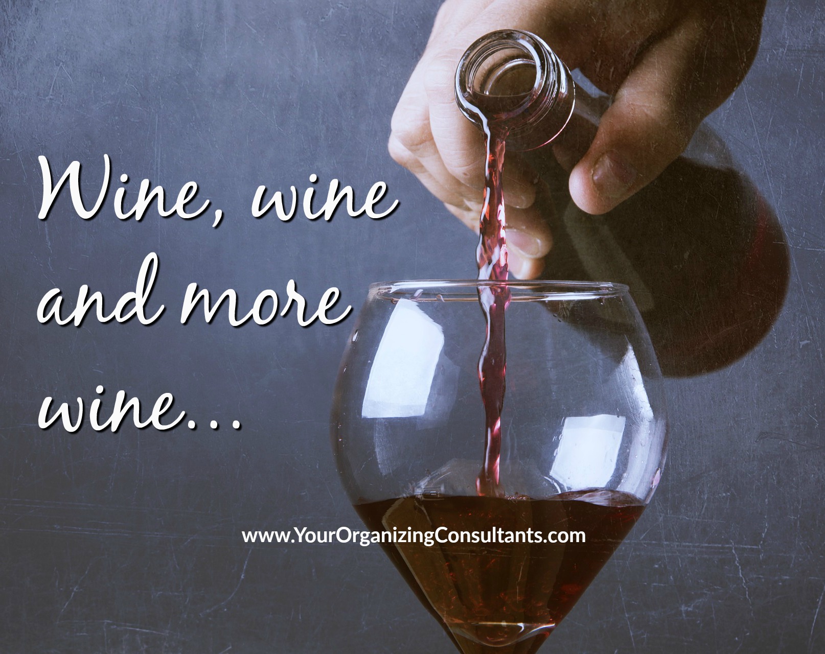 Wine Wine and More Wine - Organizing Wine Cellar